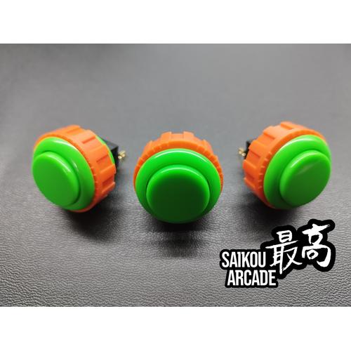 Jual Tombol Arcade Sanwa Screw Push Button OBSN-24 GREEN - Kota ...