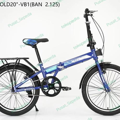 Jual Sepeda lipat 20" inch anak dan dewasa Single Disc Relax City Ride ...