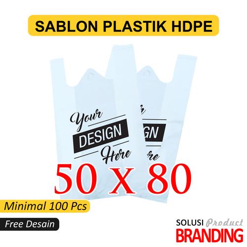 Jual Sablon Plastik Ukuran 50 x 80 (Super Jumbo) Hdpe | Kemasan ...