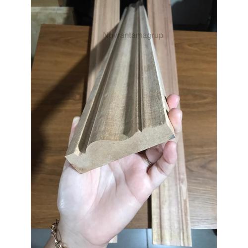 Jual Lis Kayu Profil Wall Moulding Alchitrave Lis Dinding Kayu Sungkai ...