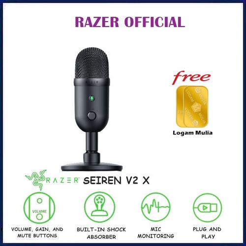 Jual Razer Seiren V2 X USB Microphone for Streamers V2X - Jakarta Barat ...