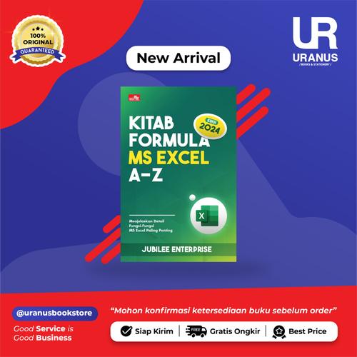 Jual KITAB FORMULA MS EXCEL A-Z EDISI 2024 - ELK - TOKO BUKU URANUS NGAGEL - Kota Surabaya ...