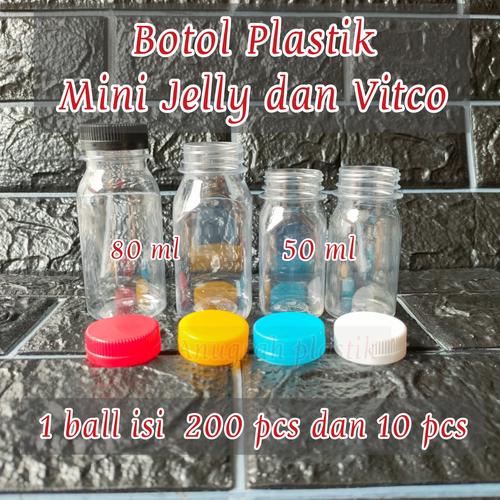 Jual Botol BULAT dan KOTAK Mini 50 dan 80 ml Botol Zam-zam PER 10 PCS ...