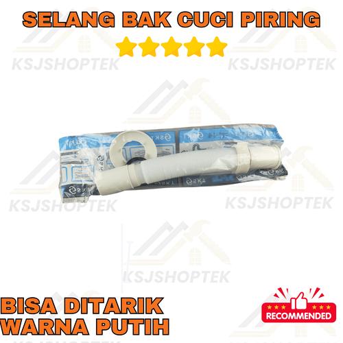 Jual Selang Bak Cuci Piring Tarik Selang BCP Putih SKT 11/2 inch Pembuangan - Kota Malang ...