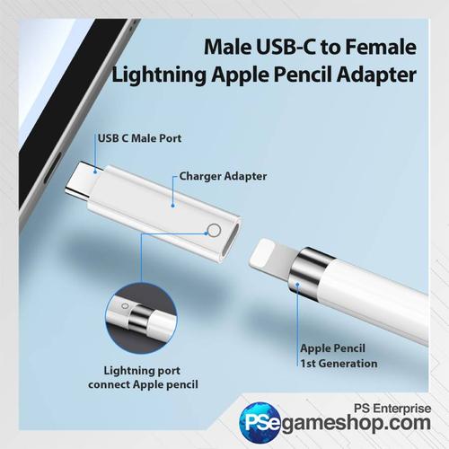Promo Apple Pencil Gen.1 with Pencil Adapter Type-C Bundle Cicil 0% 3x ...