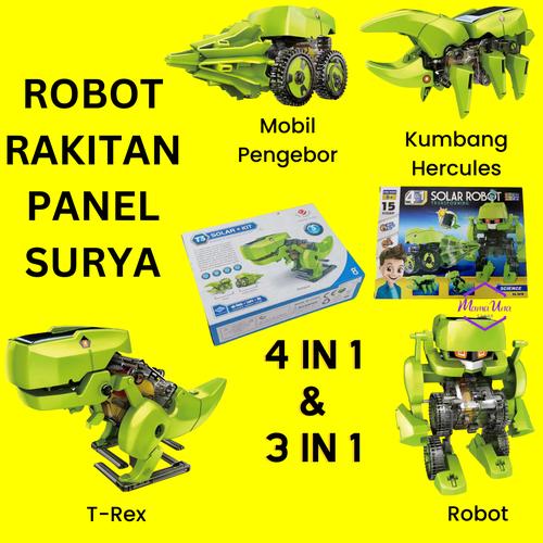Jual Mainan Robot Robotan Dinosaurus Edukasi Solar Cell Panel Surya 4 ...