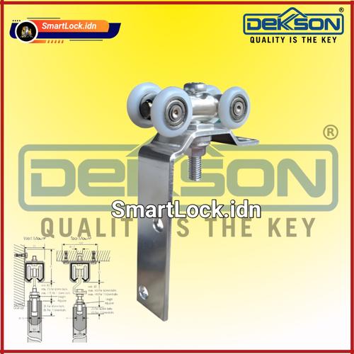 Jual Roda Pintu Lipat Dekson 4nwl Nilon Roda Rel Pintu Dekkson - Bawah ...