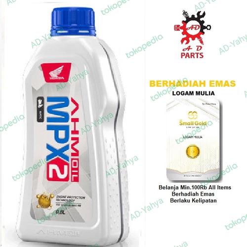 Jual Oli MPX 2 10W-30 800ML - MPX2 MATIC HONDA - 650ML - Jakarta Barat ...