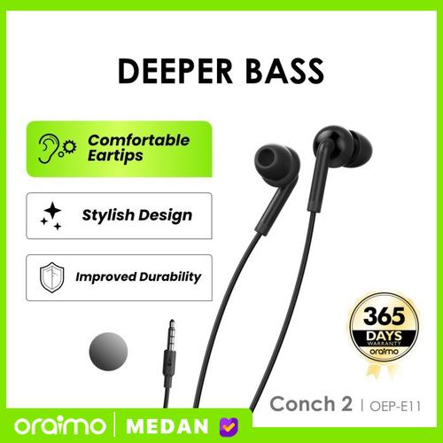 Jual Oraimo Wired In-Ear Earphone Universal 3.5mm Jack 1.2 Meter OEP ...