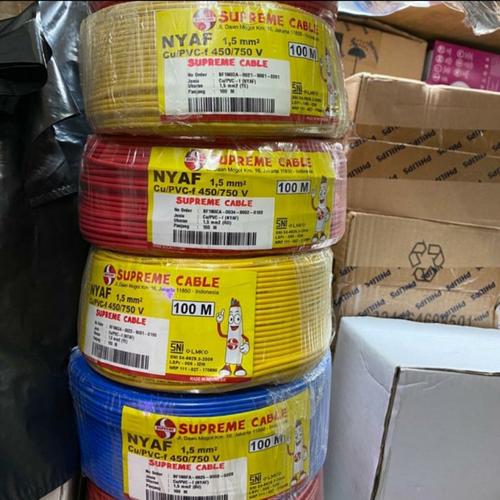 Jual Kabel NYAF 1x1.5mm SUPREME Merah - Jakarta Utara - Sarana Electric | Tokopedia