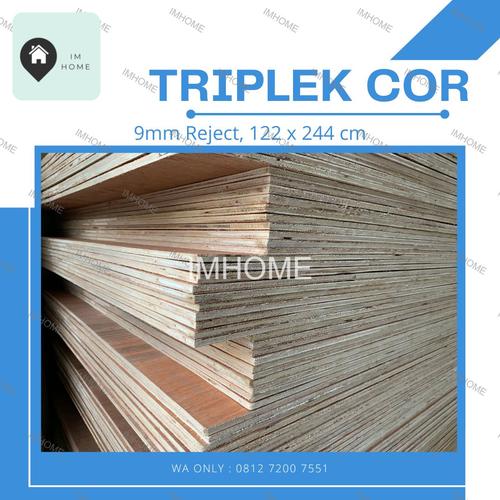 Jual Triplek Cor / Triplek 9 mm Grade MC ukuran 4x8 feet - 15 Lembar ...