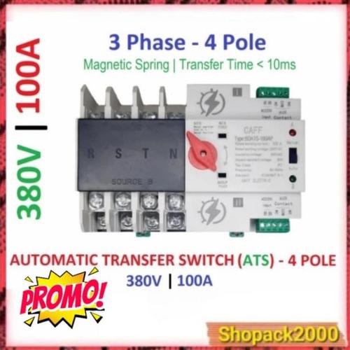 Jual Best Ats 3 phase 100 Ampere 125/4P 380v Automatic Transfer Switch ...