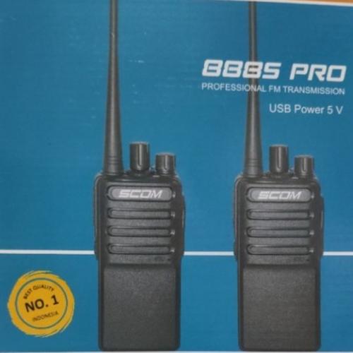 Jual HT Scom 888s Pro (1 box isi 2 HT) batterai 3000 mah Power 5 watt UHF - Jakarta Barat ...