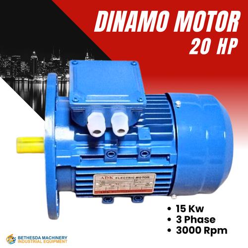Jual Dinamo Motor 20HP Motor Electric 20 HP ADK 20HP 3Phase B5 2Pole ...