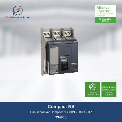 Promo Schneider Electric Circuit Breaker Compact NS800N 800 A 3P ...