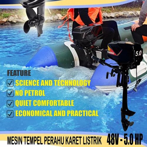 Jual Mesin Tempel Elektrik / Mesin Tempel Perahu / Electric Outboard ...