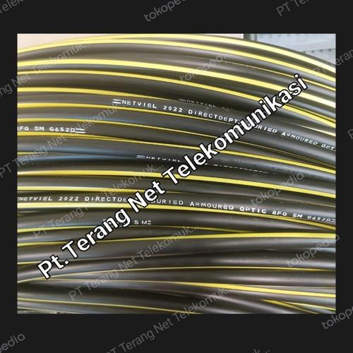 Jual NETVIEL kabel fo 8 core SM outdoor direct buried doublejacket 9 ...
