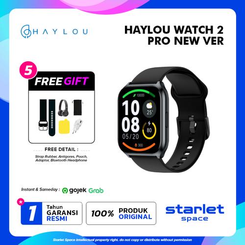 Jual Haylou Watch 2 Pro Smartwatch IP68 SpO2 1.85" Display LS02 PRO - Silver New, 3 Bonus ...