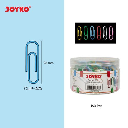 Jual JOYKO Paper Clip Set / Penjepit Kertas Warna Joyko CLIP-474 ...