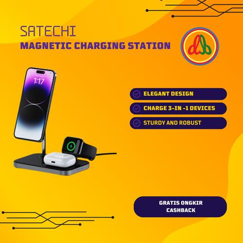 Jual Satechi 3 In 1 Magnetic Wireless Charging Stand Jakarta Barat