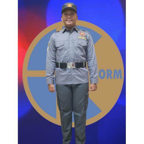 Jual Seragam Linmas Terbaru Abu-Abu 2023 Model Taktikal - M - Kota ...