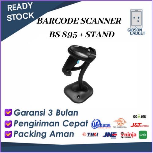 Jual BARCODE SCANNER 2D VSC BS-895 QR CODE EFAKTUR + STAND AUTO SENSE ...