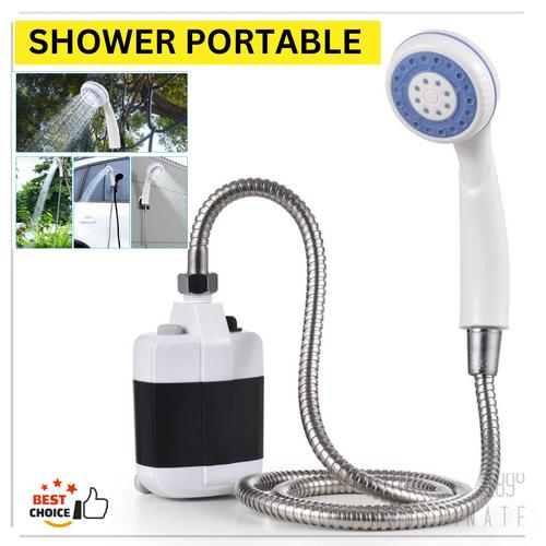 Jual SHOWER MANDI SET PORTABLE POMPA RECHARGABLE CAMPING OUTDOOR TRAVEL ...