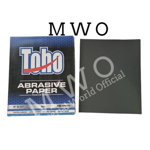 Jual Amplas Duco TOHO No 360 | Amplas Lembar | Amplas Kertas Grit 360 - Kab. Tangerang ...