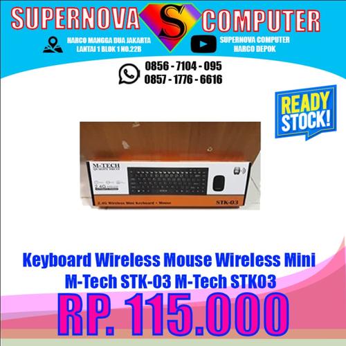 Jual Keyboard Wireless Mouse Wireless Mini M-Tech STK-03 M-Tech STK03 ...