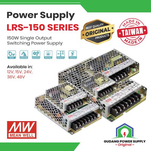 Jual LRS-150 SERIES PSU | MEAN WELL POWER SUPPLY ORGINAL | TAIWAN PRODUCT - LRS-150-12 - Jakarta ...