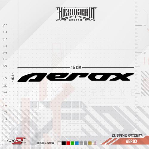 Jual Cutting Sticker YAMAHA AEROX Logo | Stiker Cutting Logo AEROX 1 ...