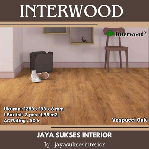 Jual lantai vinyl lantai parket interwood tebal 8mm vespucci oak / box - Jakarta Selatan - JAYA ...