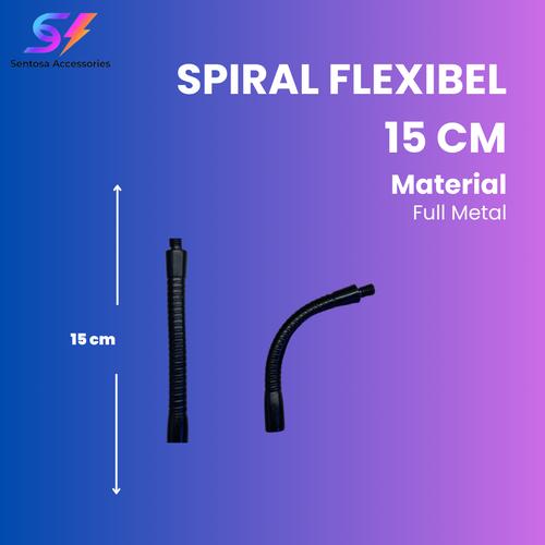 Jual Spiral Fleksibel 15 cm | Sambungan Stand Mic | Spiral Besi/Metal ...