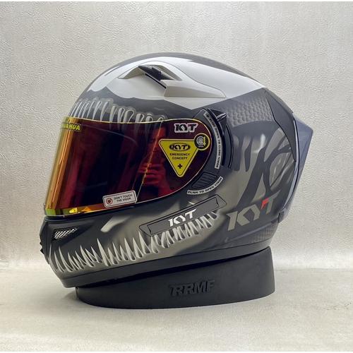 Jual KYT K2 RIDER VENOM PAKET GANTENG VISOR IRIDIUM - SPOILER 2D - HELM ...