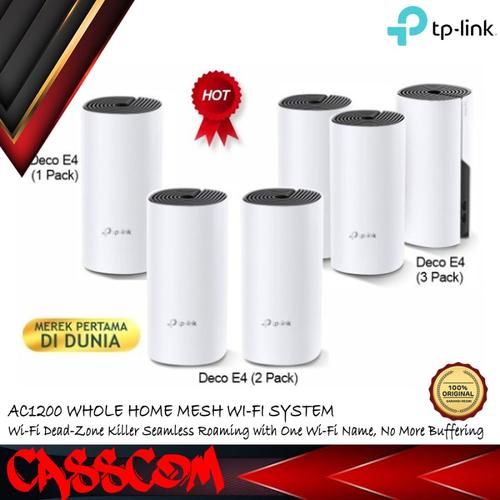 Jual TPLINK Deco E4 AC1200 Whole Home Mesh WiFi System - Router TP-Link ...