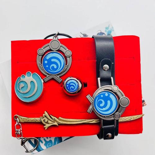 Jual Set Acc Genshin Impact Logo Emblem Hydro Electro Pyro Anemo Dendro ...
