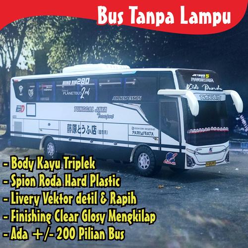 Jual Miniatur Bus Bis Tunggal Jaya KIDS PANDA JB5 - TANPA LAMPU - Kab ...