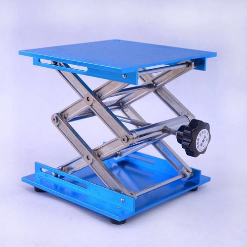 Jual Aluminum alloy Mini Lab Lift Lifting Platforms Jack Scissor Stand ...