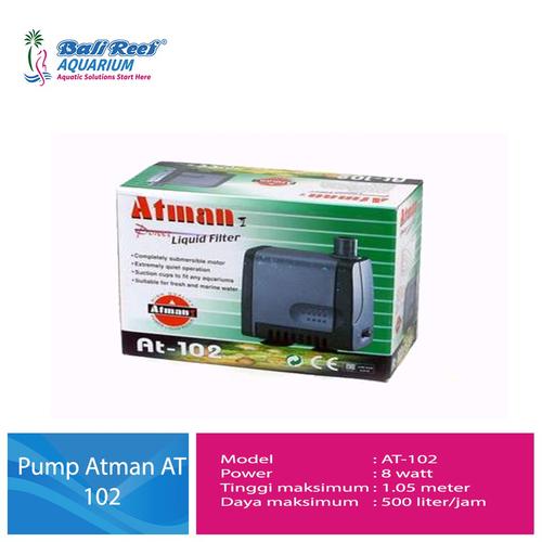 Jual Atman At 102 Pompa Celup Aquarium Pompa Submersible Low Watt Atman ...