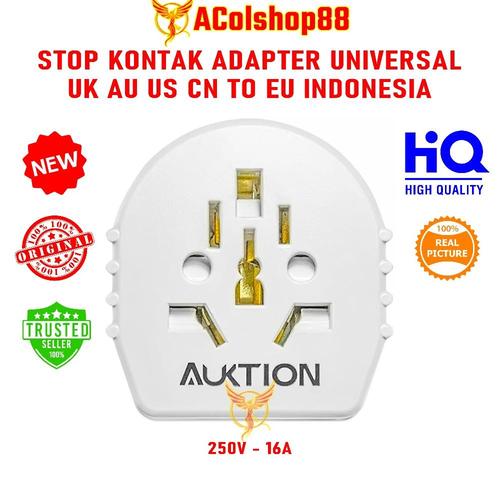 Jual Best STOP KONTAK STEKER ADAPTER KONVERTER COLOKAN LISTRIK AUKTION ...