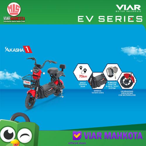 Jual Akasha 1 Sepeda Listrik VIAR - Merah, JAKARTA - Jakarta Pusat ...