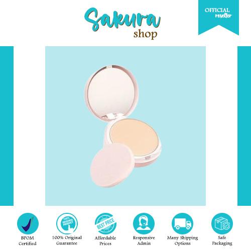 Promo SEA MAKEUP Acne Cover & Smooth Two Way Cake Pressed Powder and ...