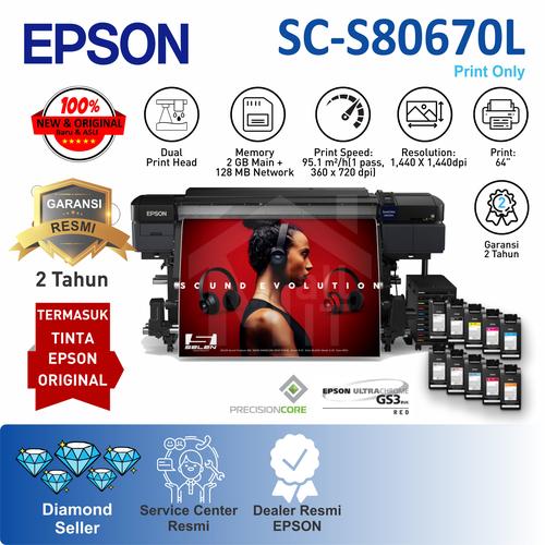 Promo Printer Stiker Banner Epson SureColor SC-S80670L S80670L SCS80670L 64" Cicil 0% 3x - Kota ...