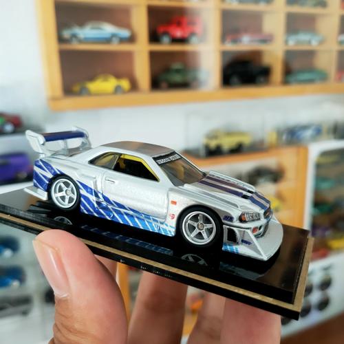 Jual Hotwheels Custom LBWK ER34 Livery Skyline Brian FnF - Kab ...