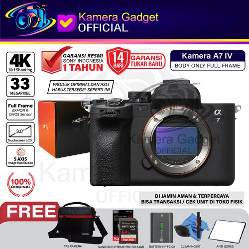 Promo Sony A7 IV Body Mirrorless Camera Alpha - BO - A7IV - A7 M4 A7 ...