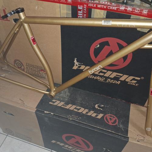 Jual Frame Fixie Brain Celes Chromoly ringan 700c - Jakarta Timur ...