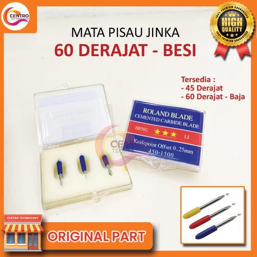 Jual Mata Pisau Jinka 60 Derajat | Roland Blade Jinka 60 Derajat - 45° (BESI) - Jakarta Barat ...