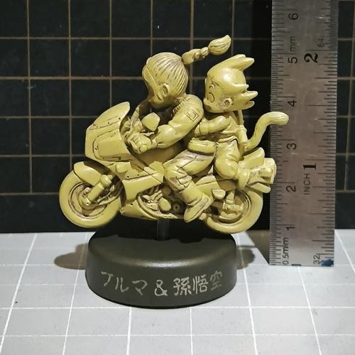 Jual Bandai Dragon Ball Mini Figure Selection MFS 3 Bulma Goku Motor ...