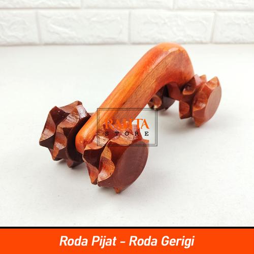 Jual KT100-Kayu Alat pijat refleksi Roda Pijat Gerigi/therapy wood ...