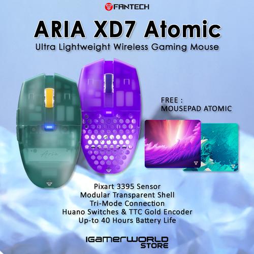 Promo Fantech Aria XD7 Atomic Wireless Triple Connection Gaming Mouse ...
